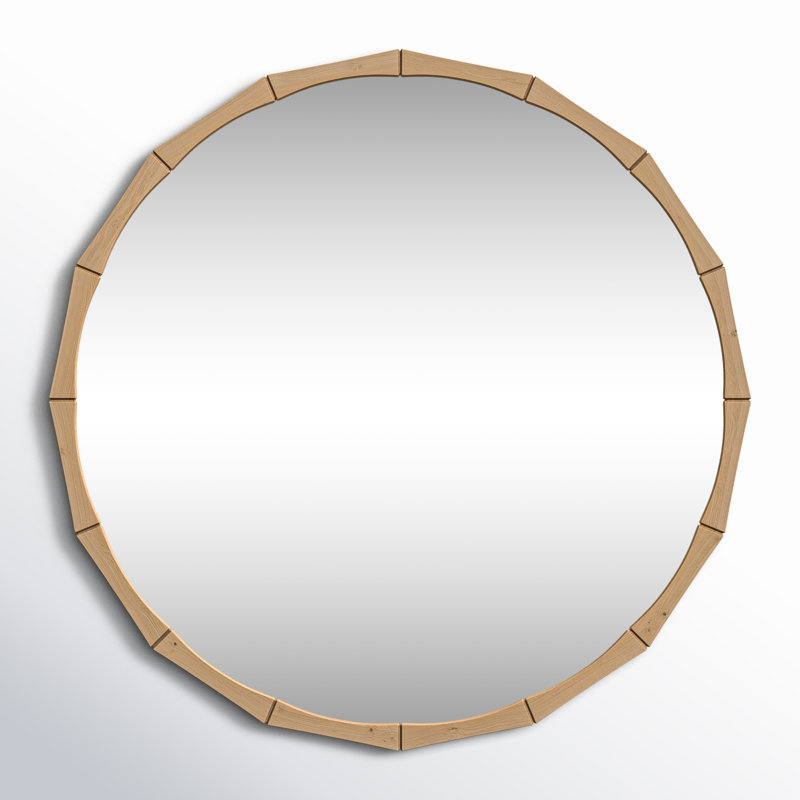 Sandy Solid Wood Round Wall Mirror & Reviews | Birch Lane